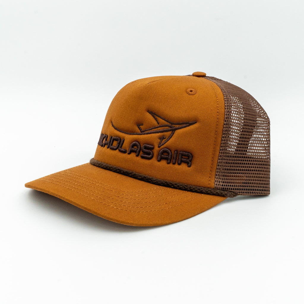 Park Cities Quail 2025 Brown Mesh Hat – NICHOLAS AIR